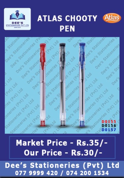 Atlas Pen - Chooty - Blue in Pens | Dee\'s Stationeries